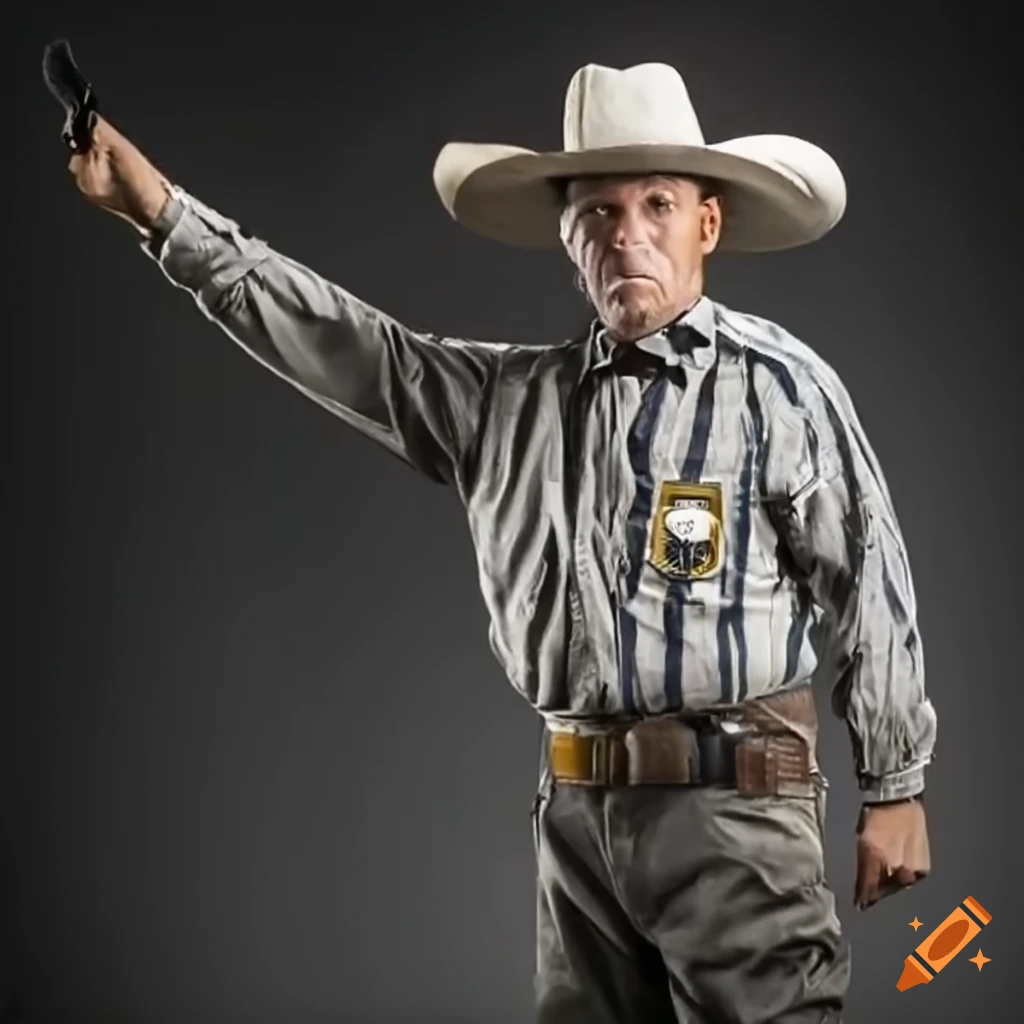 Cowboy referee on Craiyon