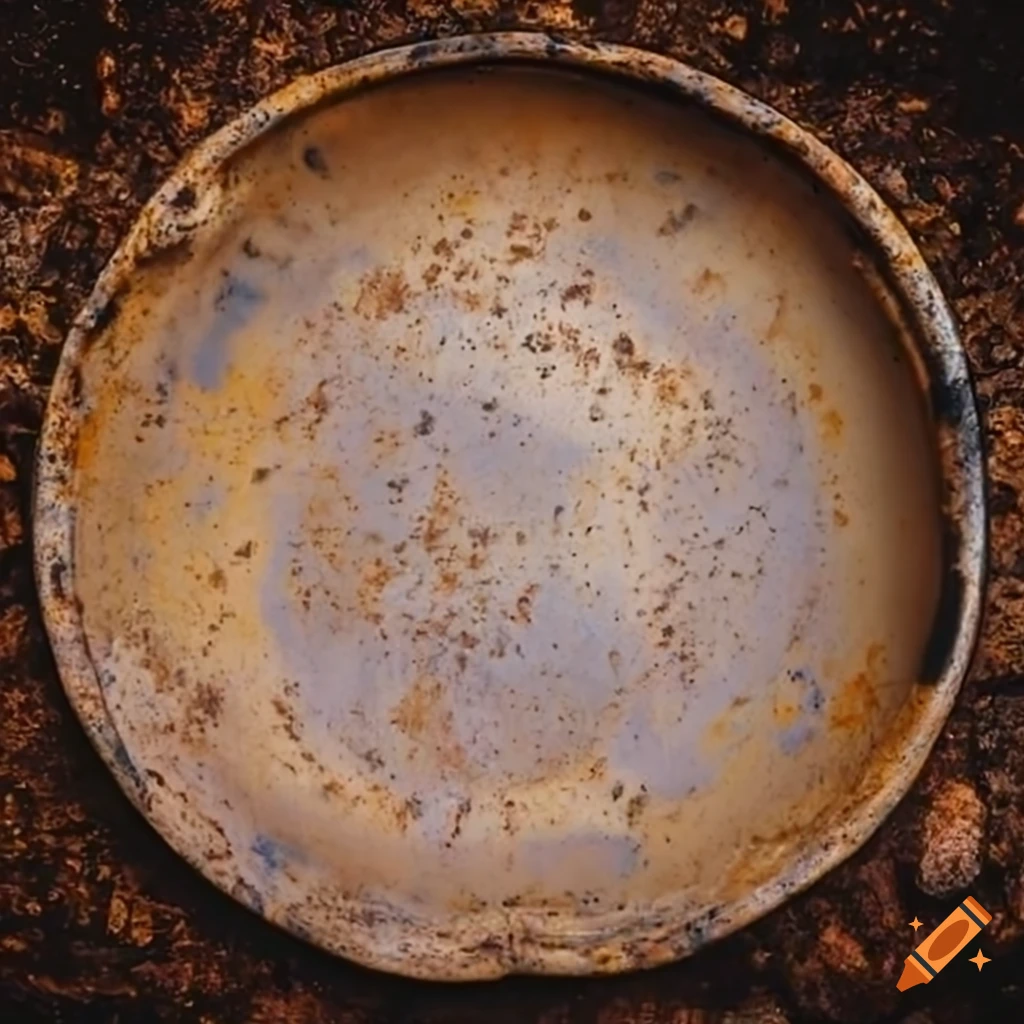 Old dirty dish texture on Craiyon