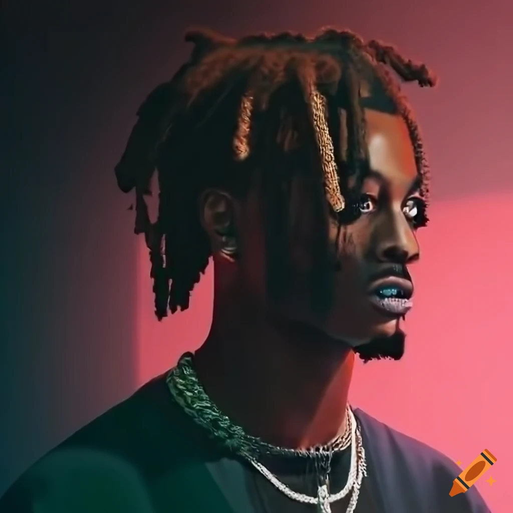 Portrait of playboi carti in photorealistic style on Craiyon