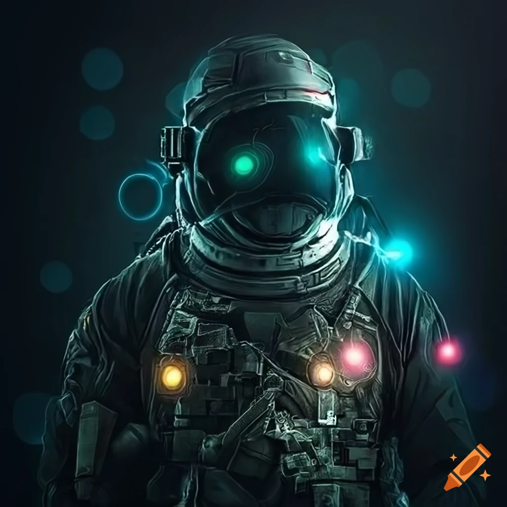 Curated digital art collection featuring army soldiers, astronauts, and ...