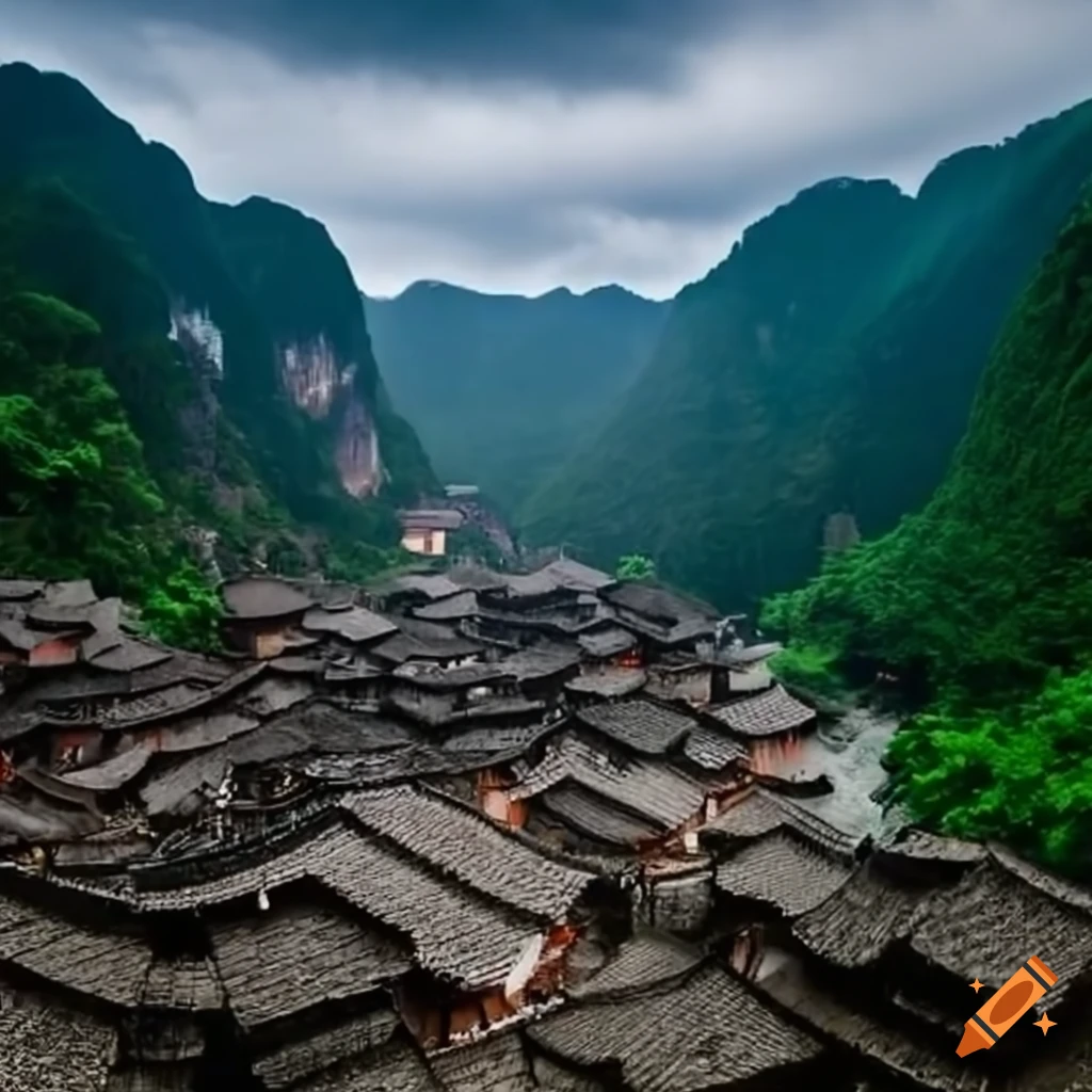 View of guizhou, china on Craiyon