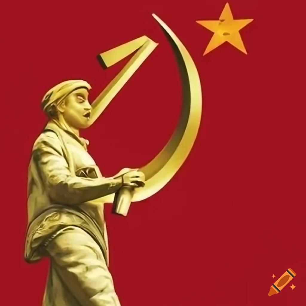Symbolic representation of communism on Craiyon