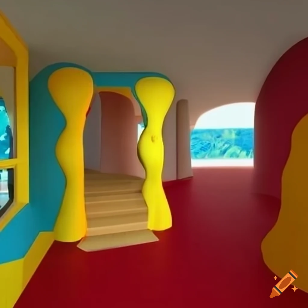 Children's playhouse liminal space on Craiyon