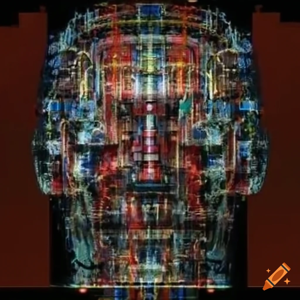 Abstract conceptual machines and ideas on Craiyon