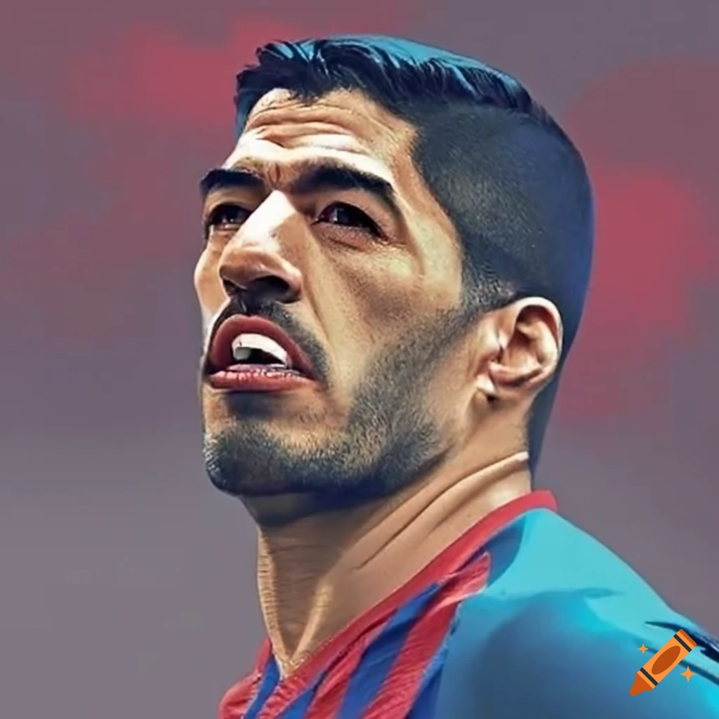 Luis suarez on Craiyon