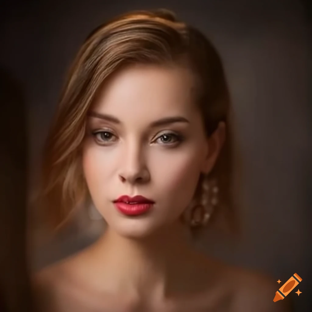 Beautiful lady on Craiyon