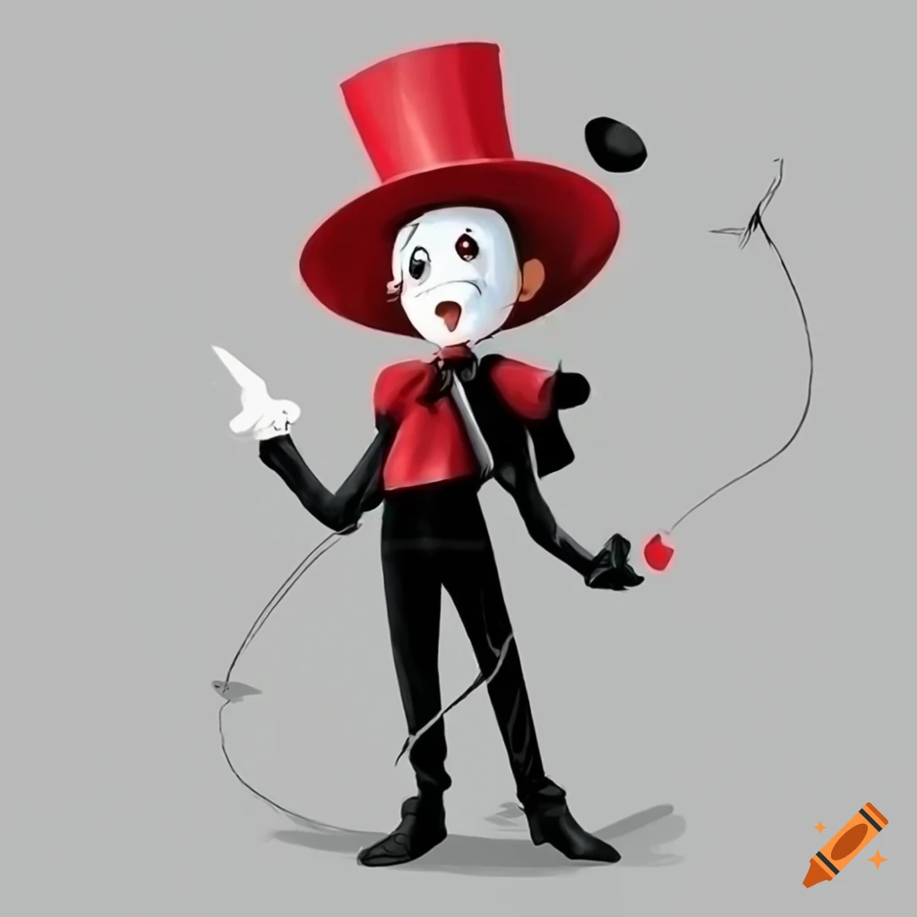 Mime supervillain on Craiyon