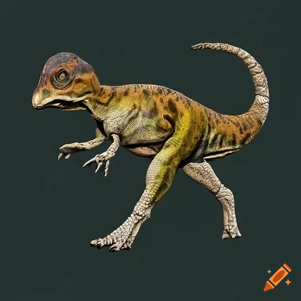 Detailed pachycephalosaurus dinosaur in warm morning light on Craiyon