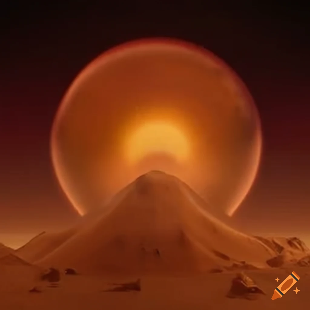 Obtaining enlightenment on mars on Craiyon