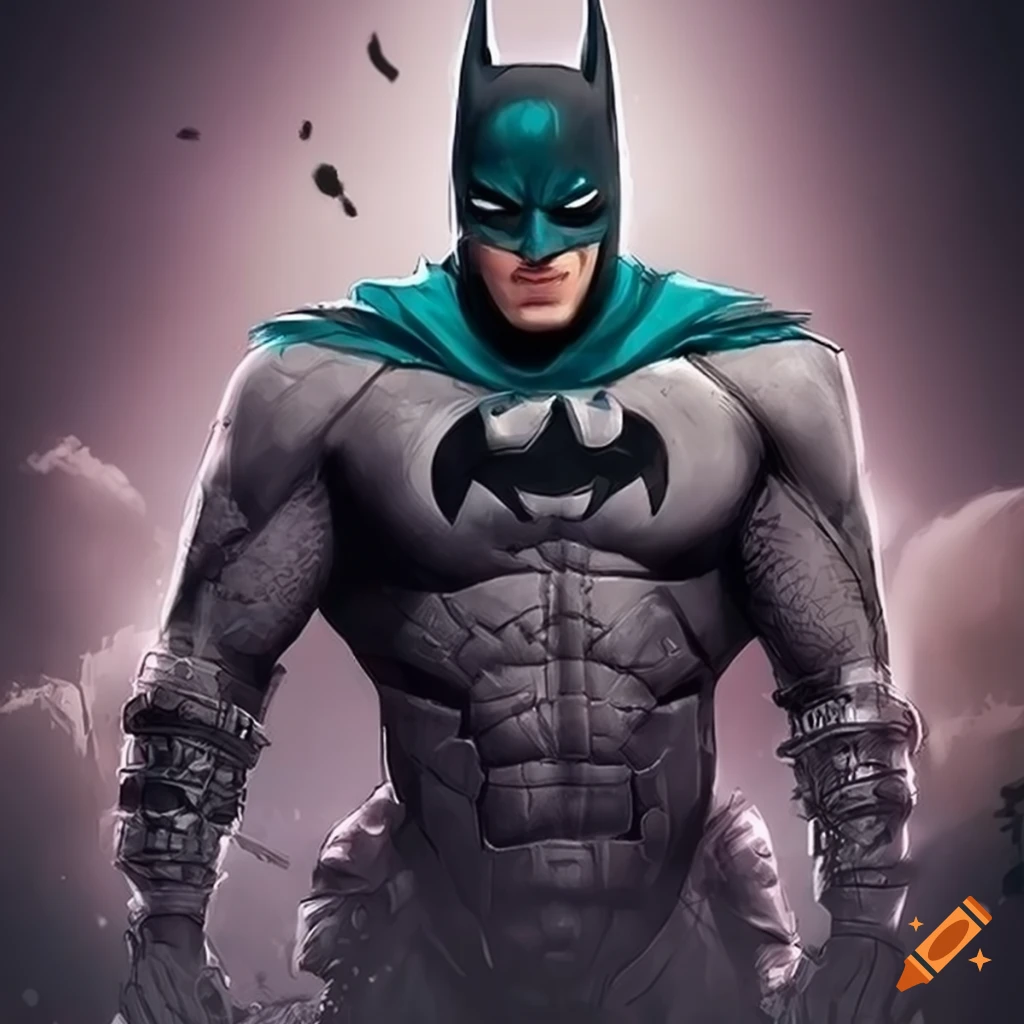 Batman in miami dolphins gear fan art on Craiyon