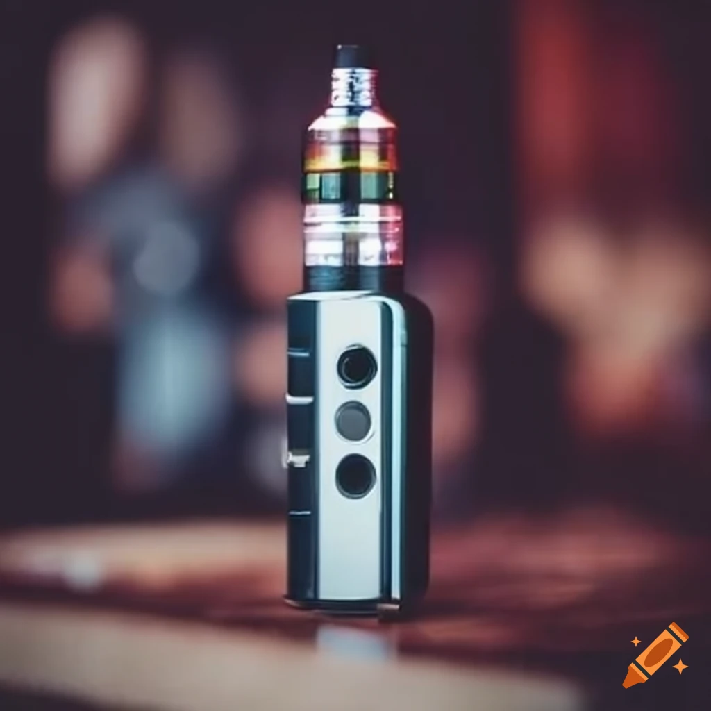 Person vaping on Craiyon