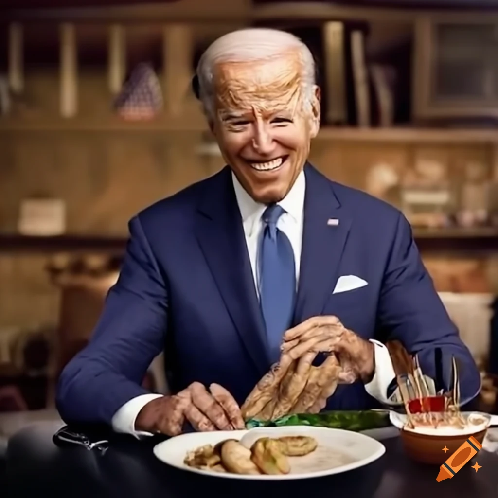 Joe biden cooking beans on Craiyon