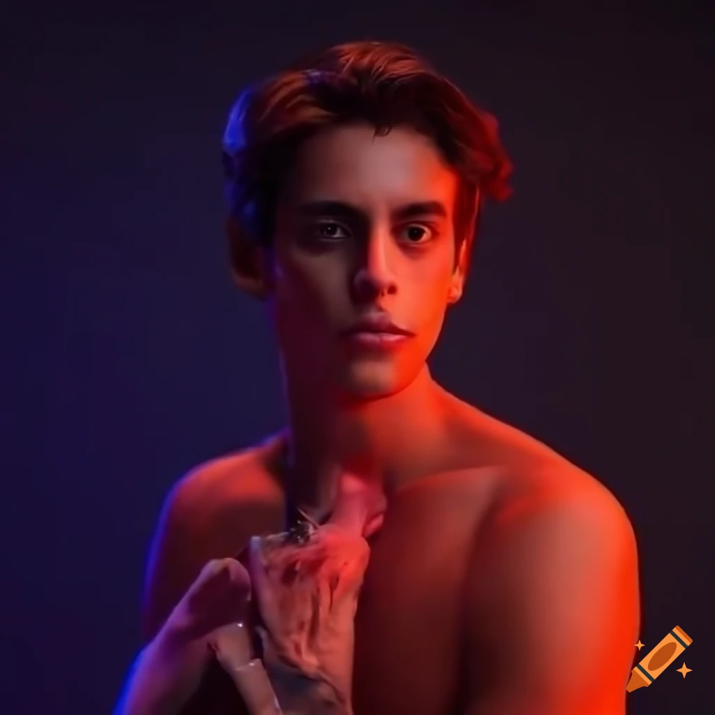 Gabriel attal dancing in lgbt photoshoot on Craiyon