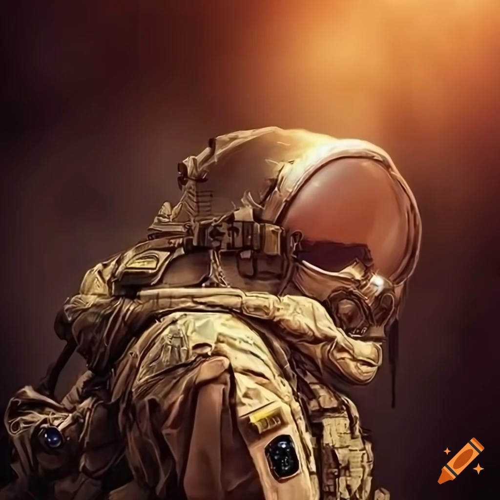 Curated digital art collection featuring army soldiers, astronauts, and ...