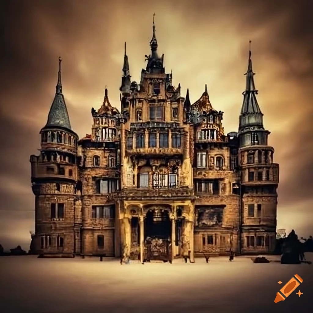 Clockwork palace from the 1600s in a bohemian style on Craiyon