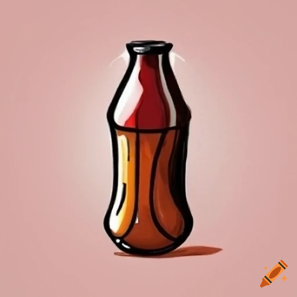 Balsamic acid on a white background drawn with crayon on Craiyon