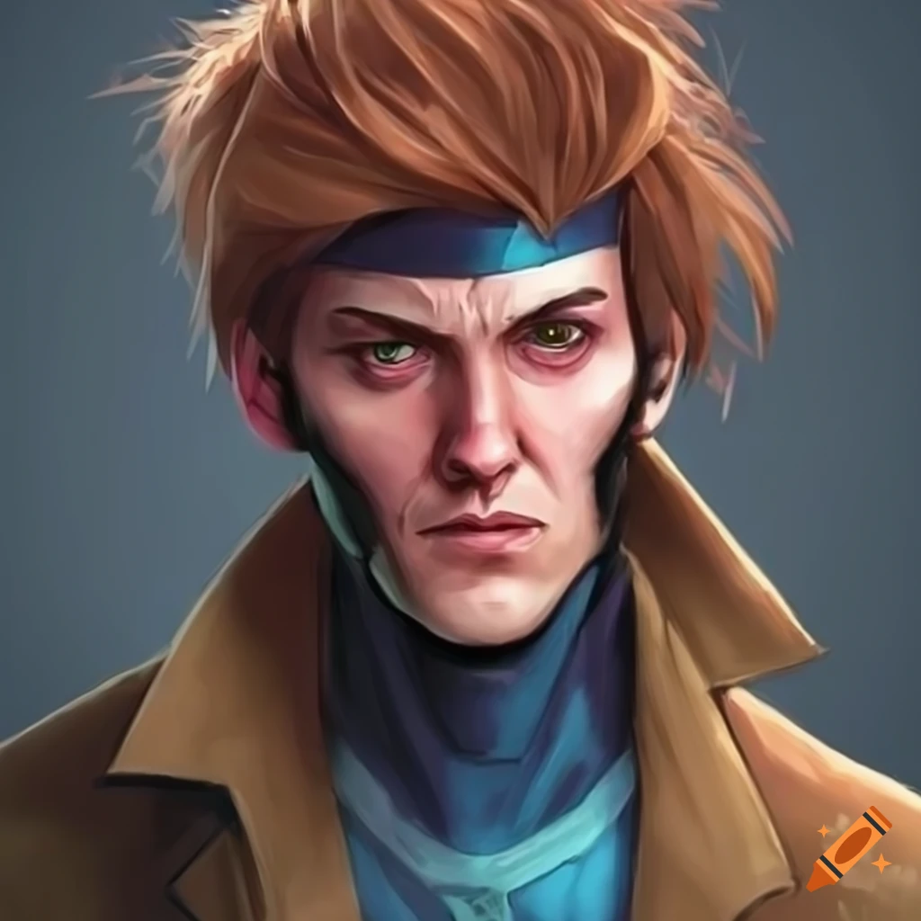 Jamie campbell bower as gambit from marvel in a realistic portrayal on ...