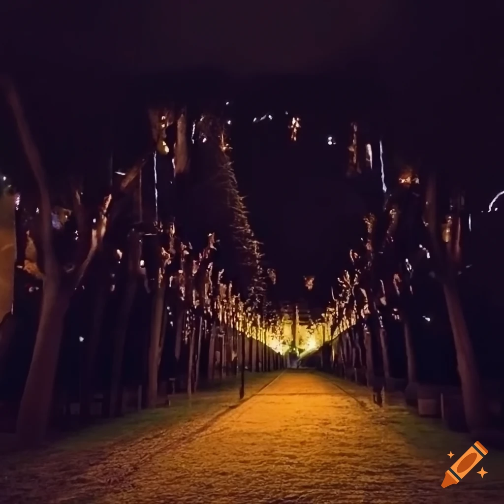 Liminal playground at 7:23 at night on Craiyon