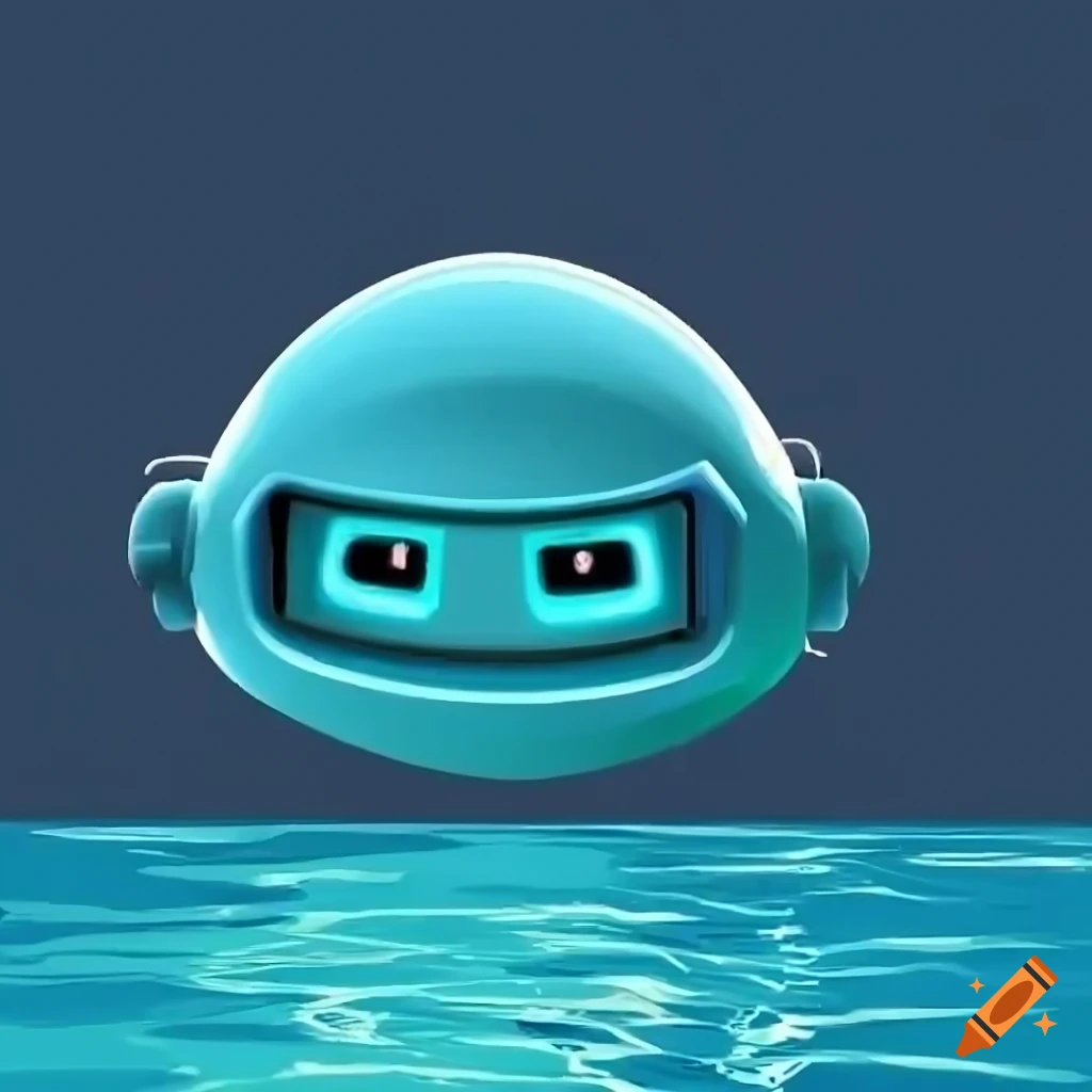 High-quality bot logo lifting a swimming pool on Craiyon