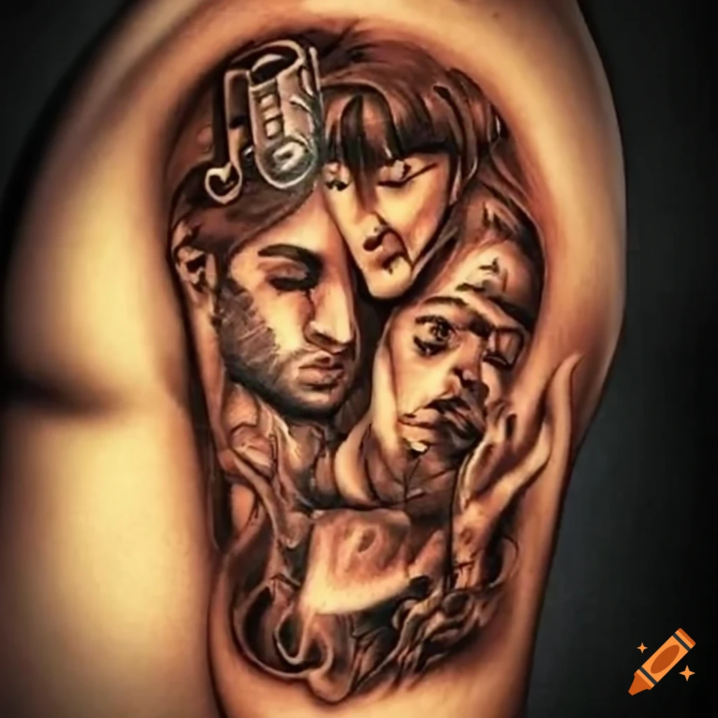 Gemini zodiac sign tattoo with the name bartek, symbolizing the year ...