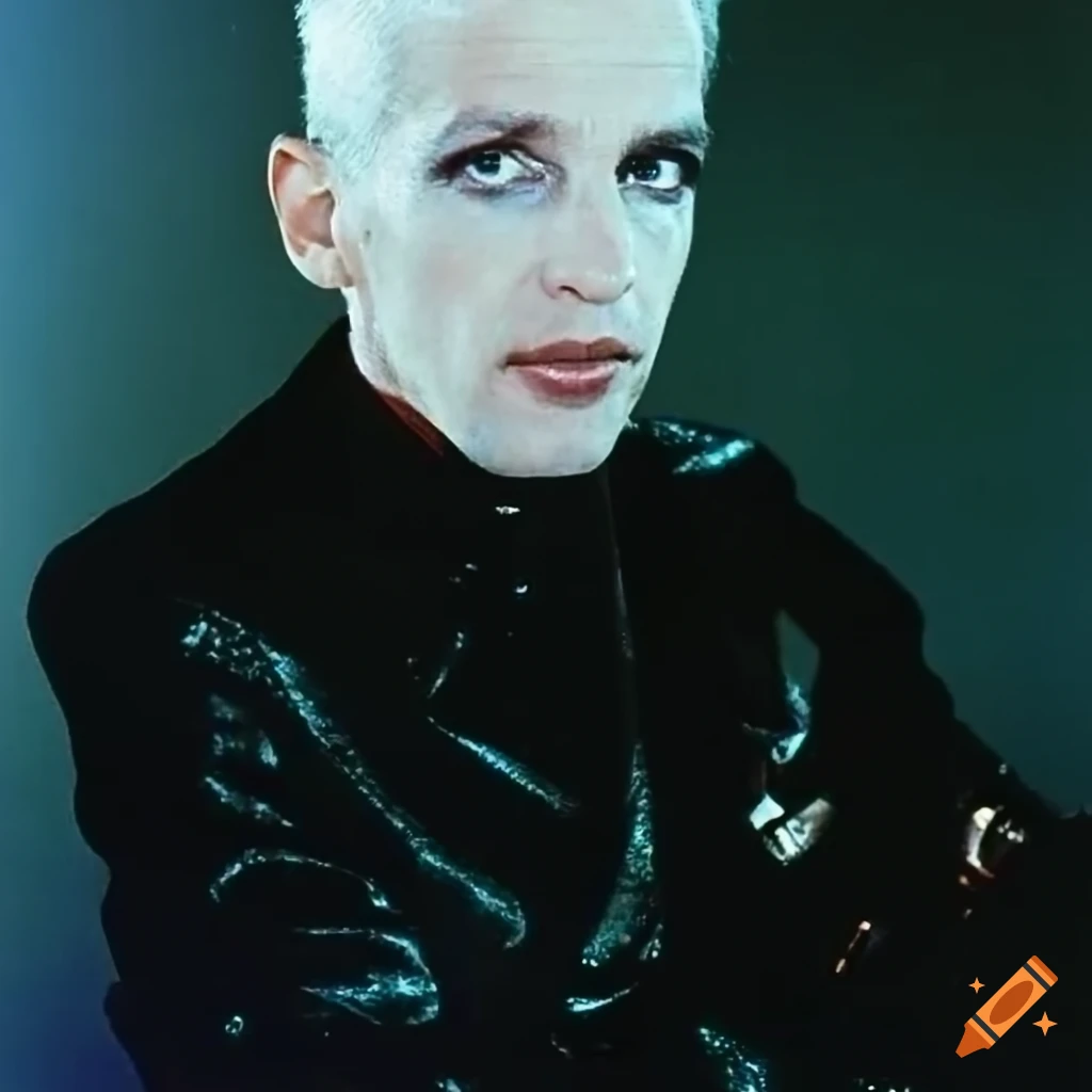 Close-up of david a. stewart of eurythmics, 1980s new wave singer on ...