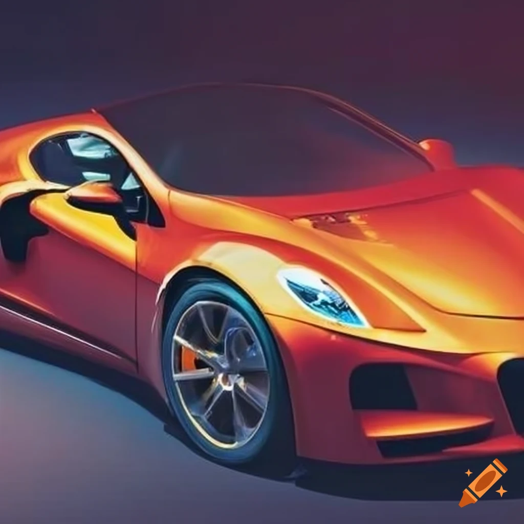 Leo light master sports car on Craiyon