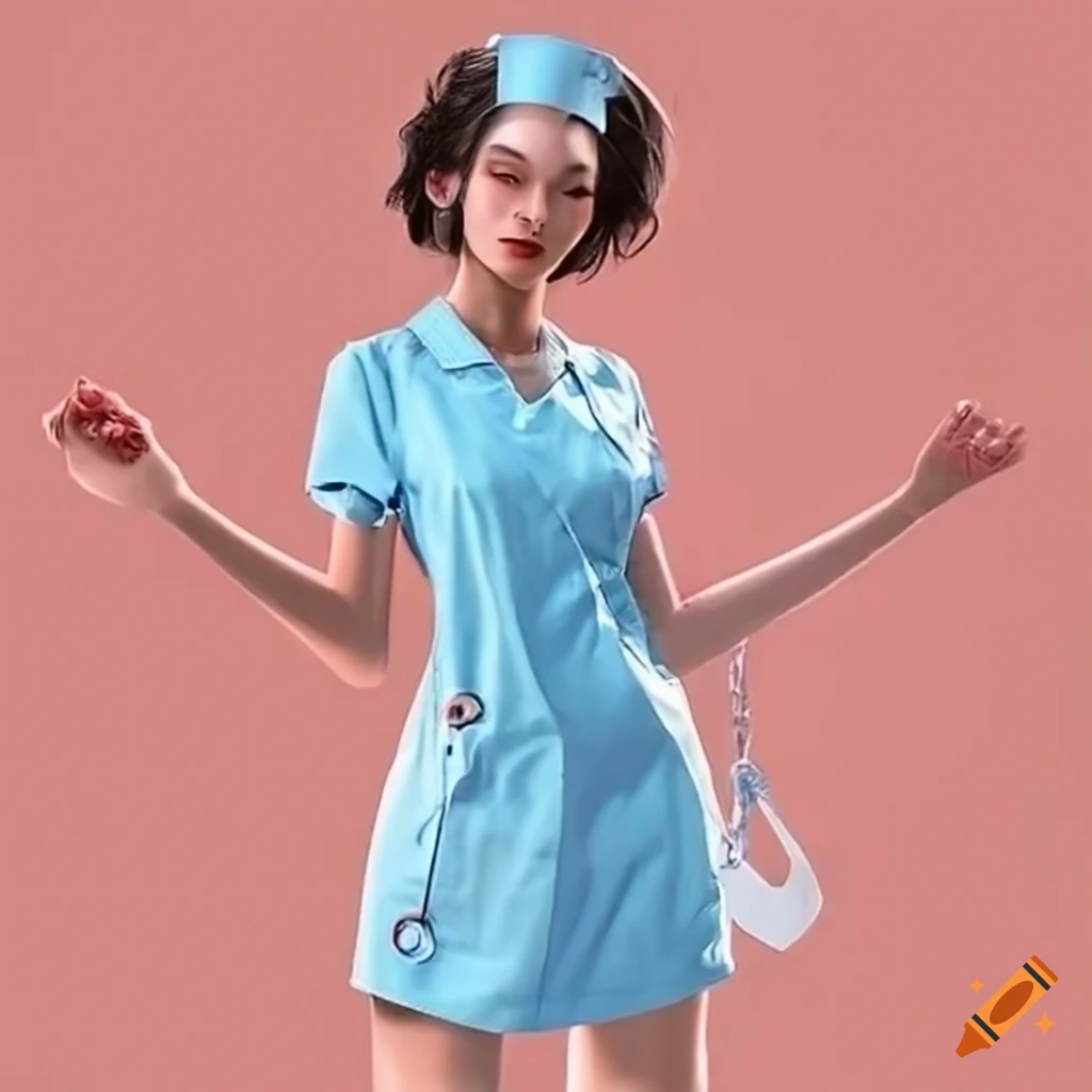 Stylish nurse outfit on Craiyon