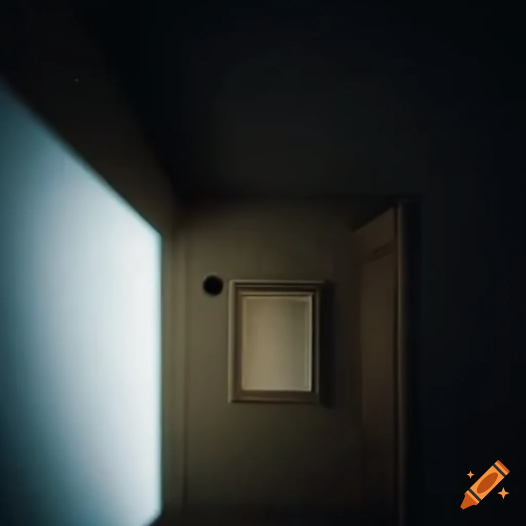 Liminal space with floating door on ceiling on Craiyon