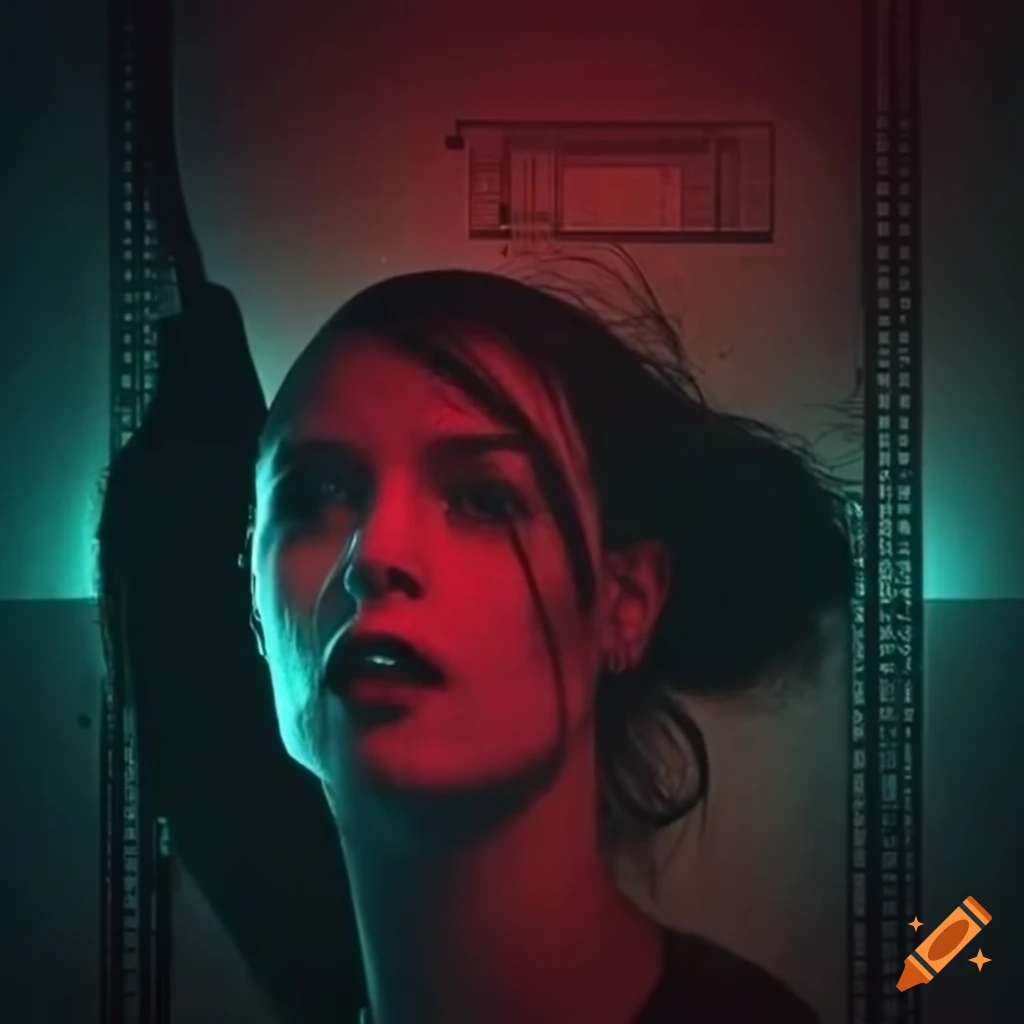 Movie poster for a techno dj film on Craiyon