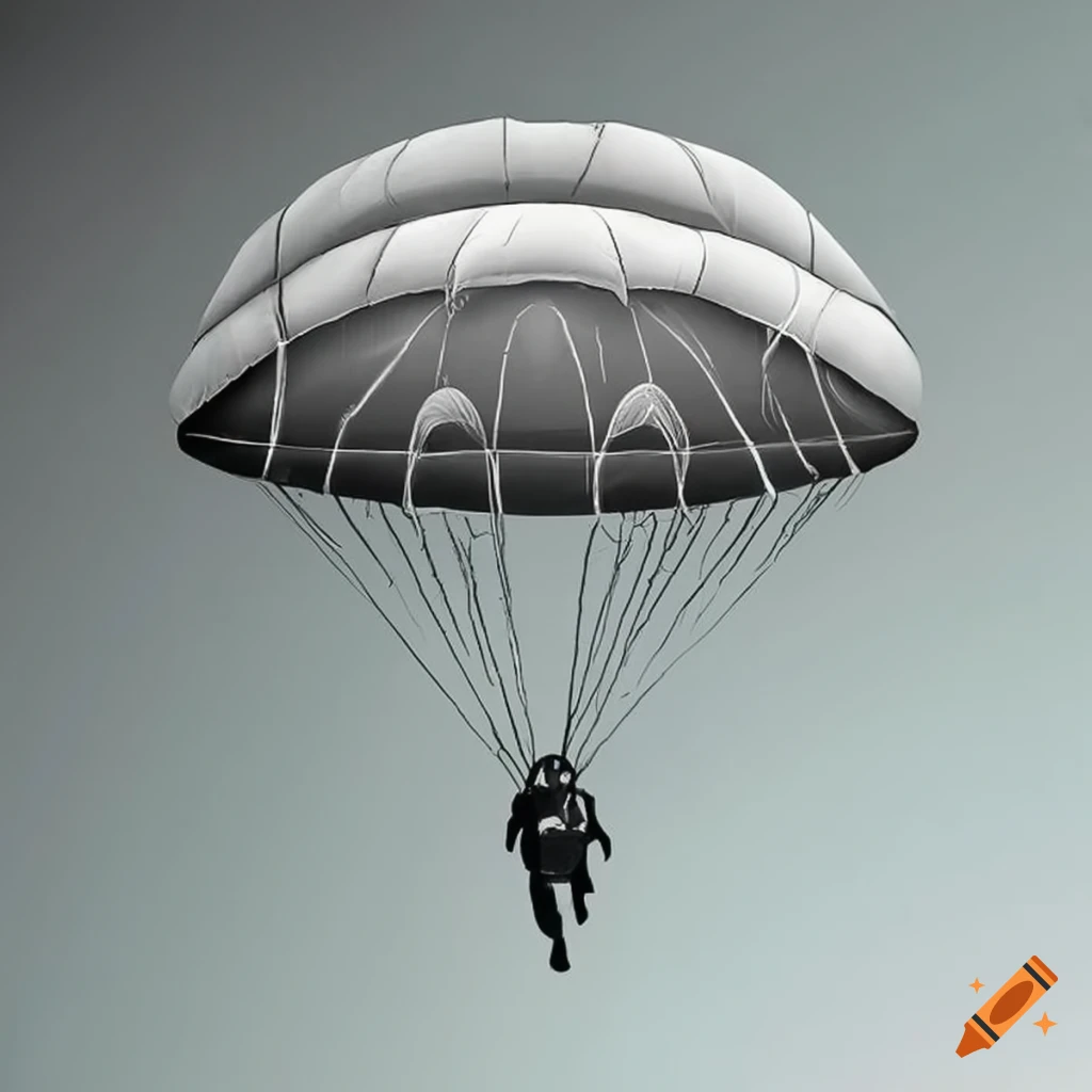 Futuristic paratrooper in space world ready for mission on Craiyon