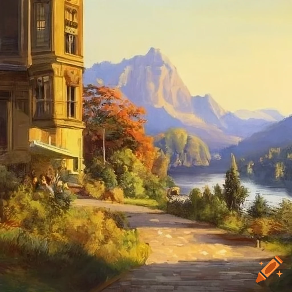 Exceptional landscape architecture work by james gurney on Craiyon