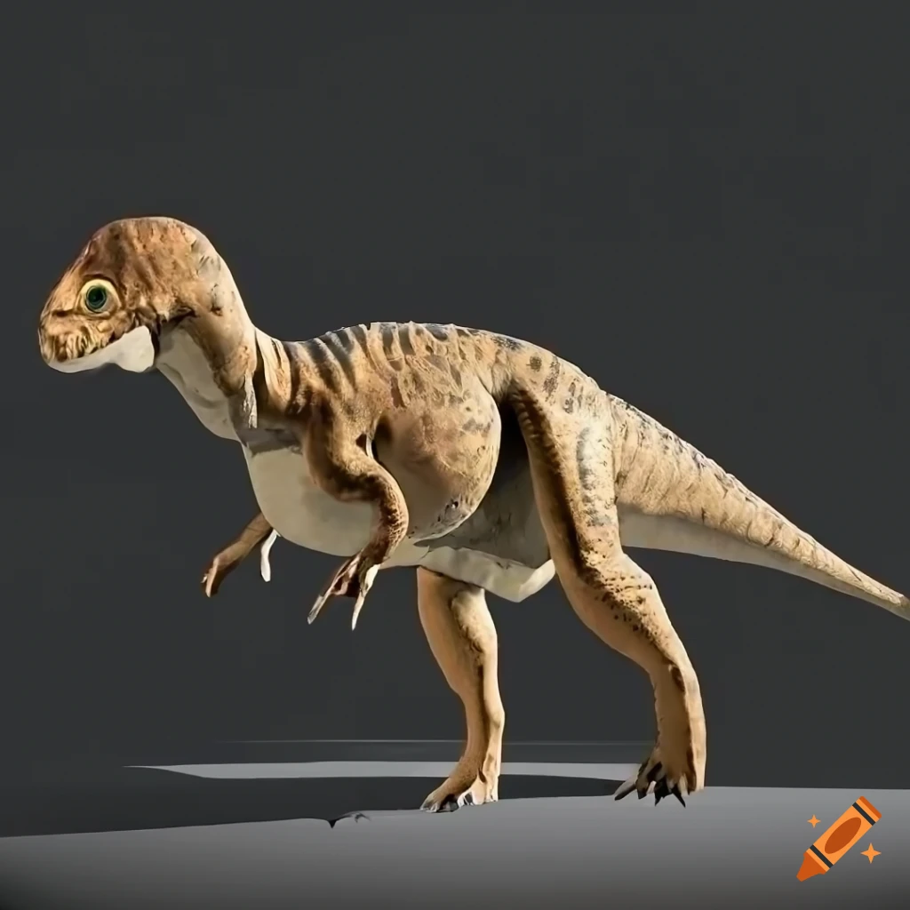 Detailed full body view of a pachycephalosaurus dinosaur with intricate ...