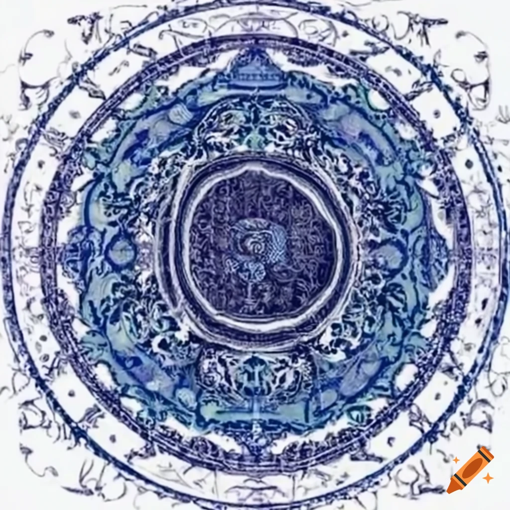 Abstract representation of harmony on Craiyon