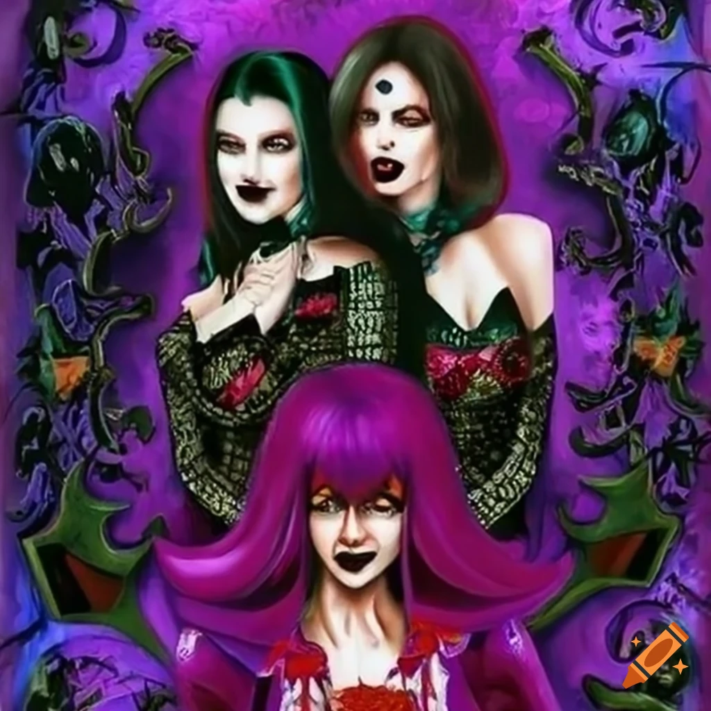 Vampire girl on Craiyon