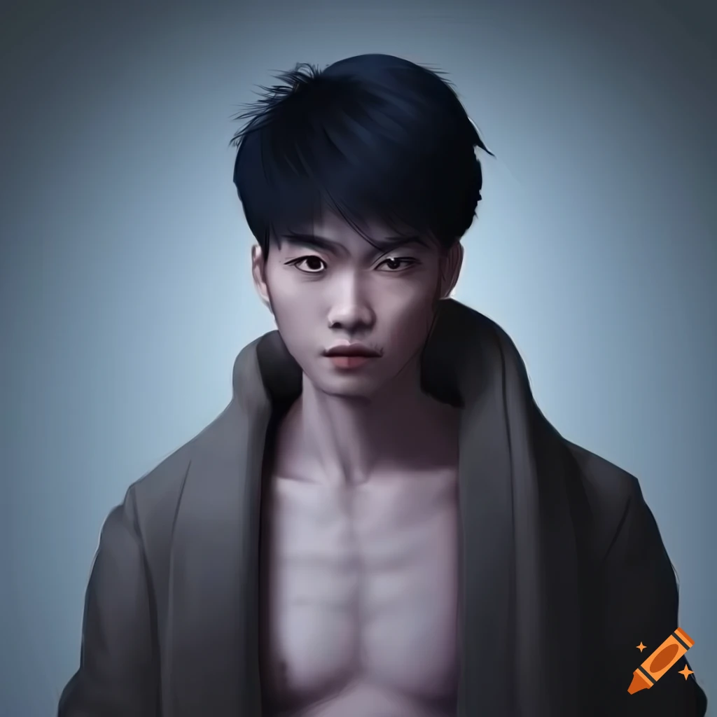 Photo realistic urban asian man on Craiyon