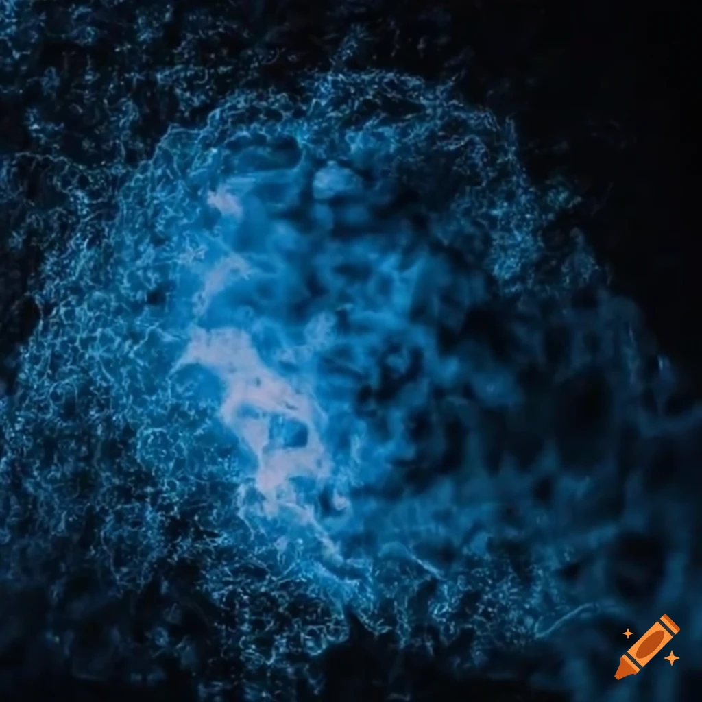 Unique depiction of a cloud of particles in a suit on Craiyon