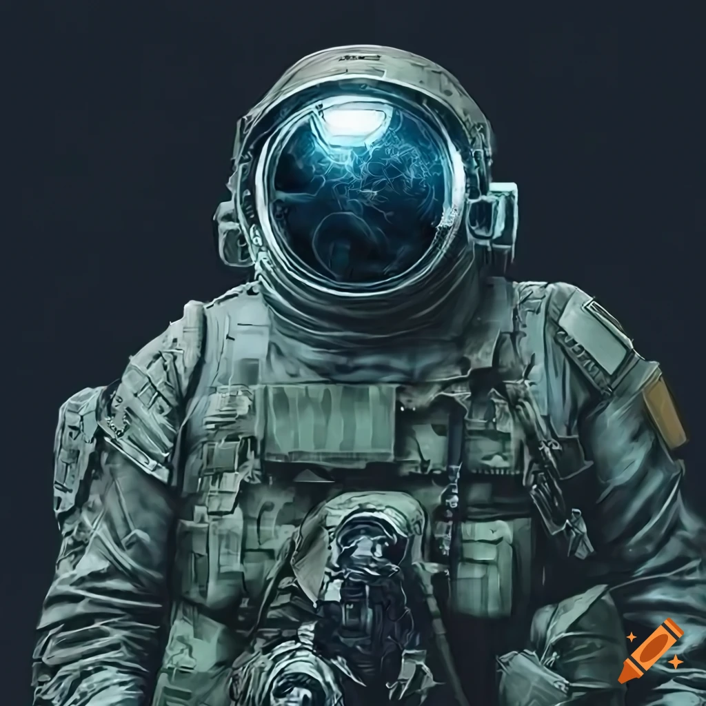 Curated digital art collection featuring army soldiers, astronauts, and ...