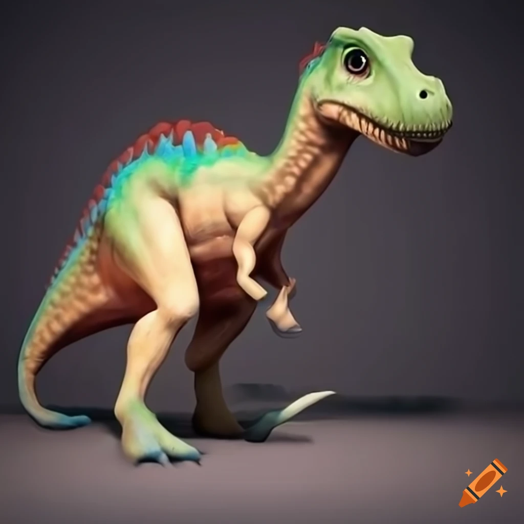 Dinosaur pony on Craiyon