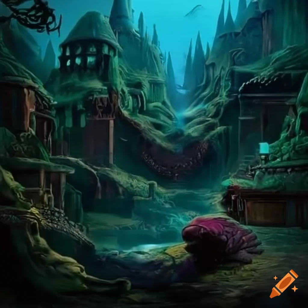 Fantasy land on Craiyon