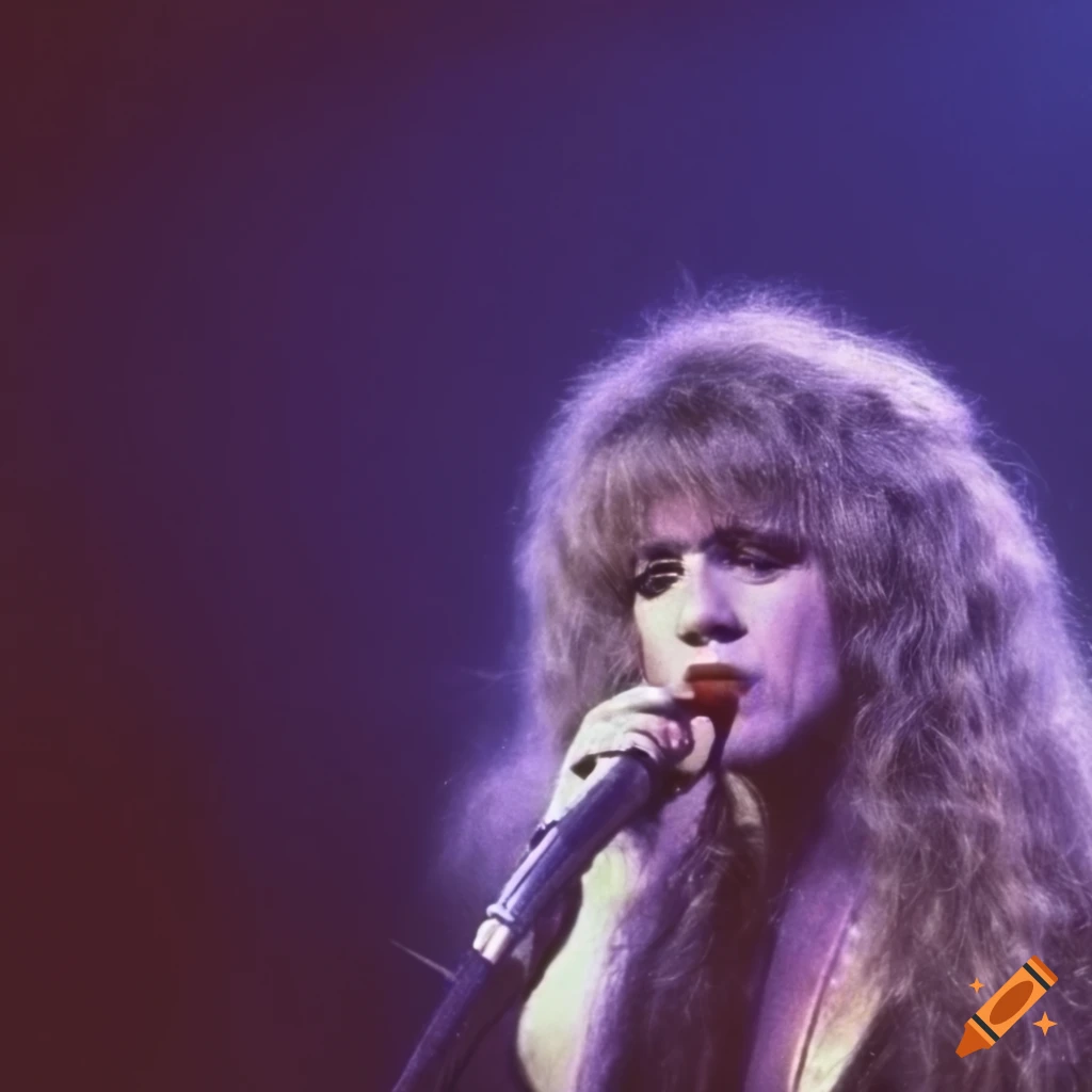Stevie nicks, 1970s rock singer in high definition color photo on Craiyon