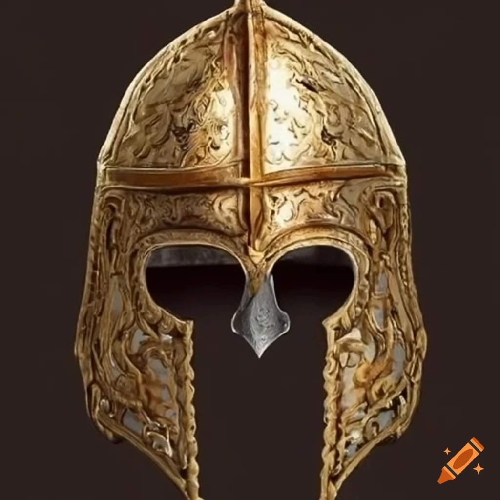 Medieval fantasy helmet on Craiyon