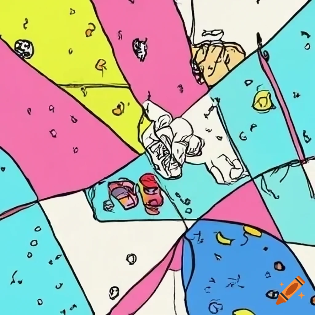 Comic strip depicting a world of living people without technology on ...