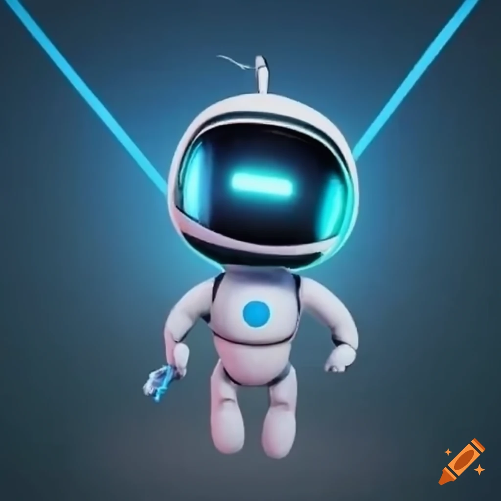 Playstation astro playroom on Craiyon