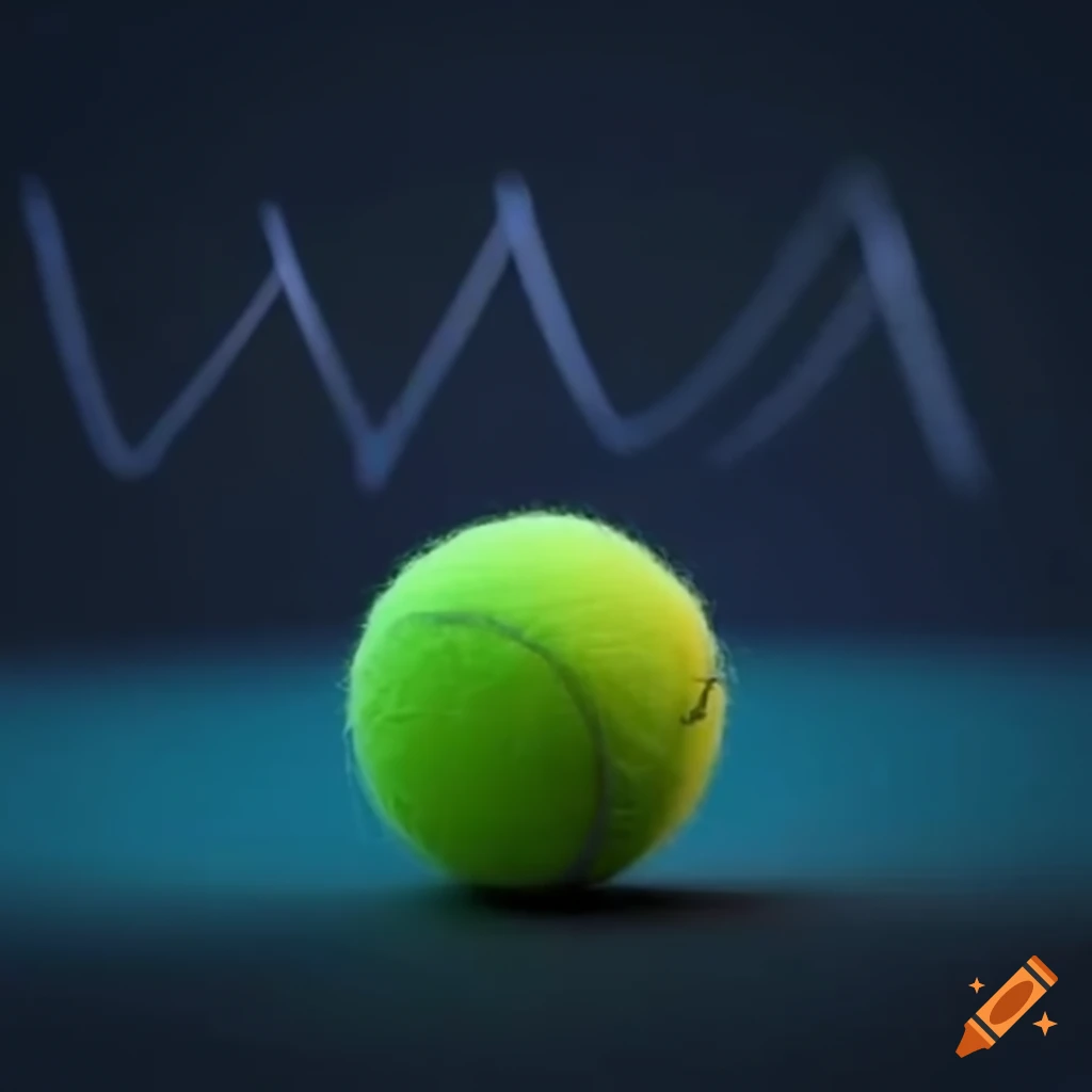 Data visualization and science experiment with focus on tennis ball ...