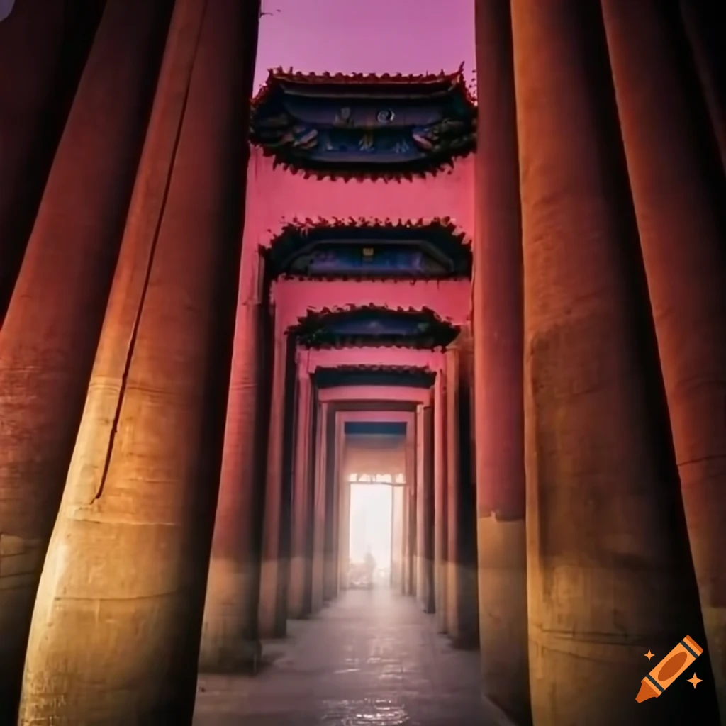 Scenic view of henan, china on Craiyon