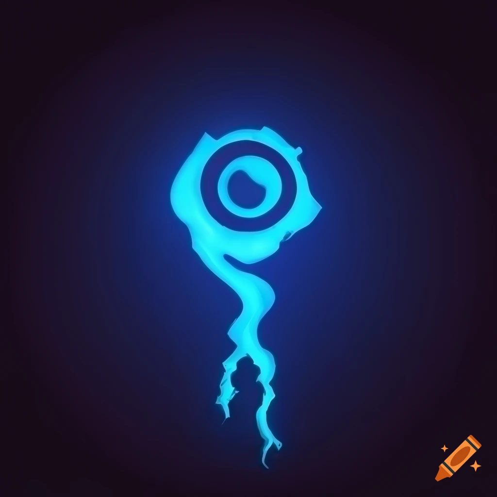 High resolution 4k fantasy sci-fi runic symbol icon on Craiyon