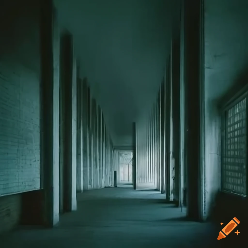 Dreamy liminal space with brutalist soviet architecture on Craiyon