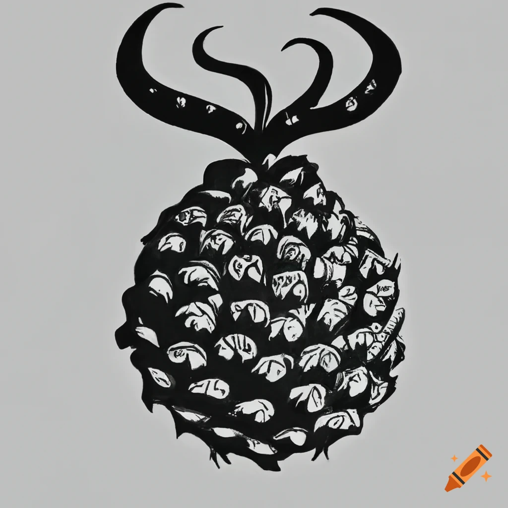 One piece devil fruit on Craiyon