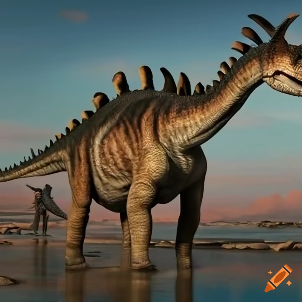 Kentrosaurus dinosaur on Craiyon