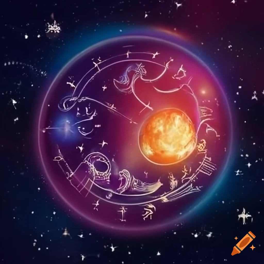 Astrology and marketing hashtags on Craiyon